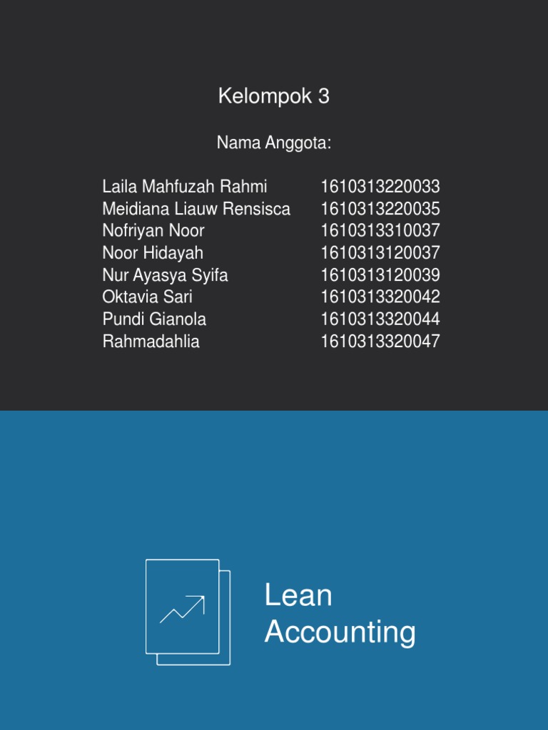 Lean Accounting | PDF