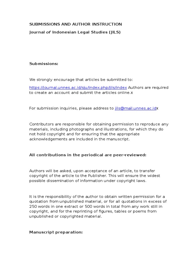 JILS Submission Guide | PDF | Letter Case | Digital Object Identifier