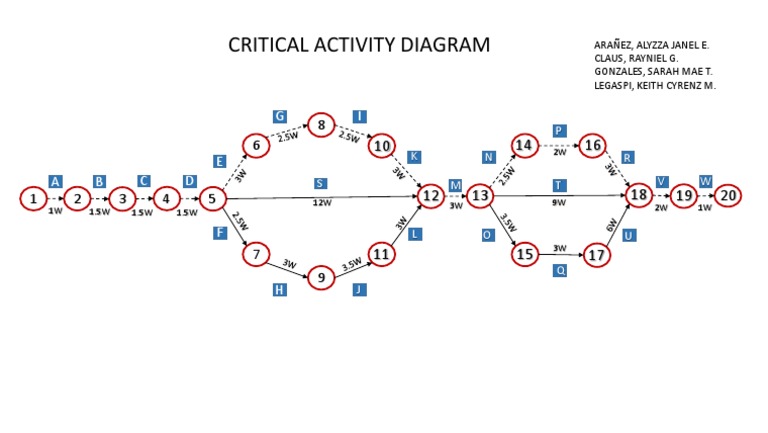 Critical Activity Diagram | PDF