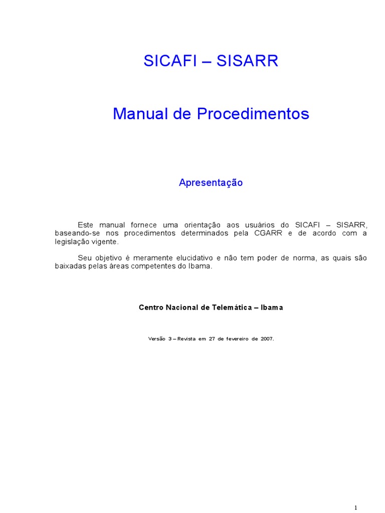 Manual Sicafi | PDF | Business