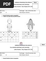 Latihan Menulis Anak TK | PDF