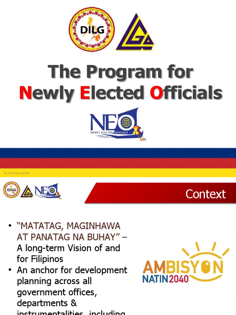 Empowering Local Governments: The Program for Newly Elected Officials ...