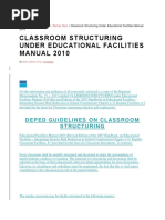 Deped Guidelines On Classroom Structuring | PDF | Classroom