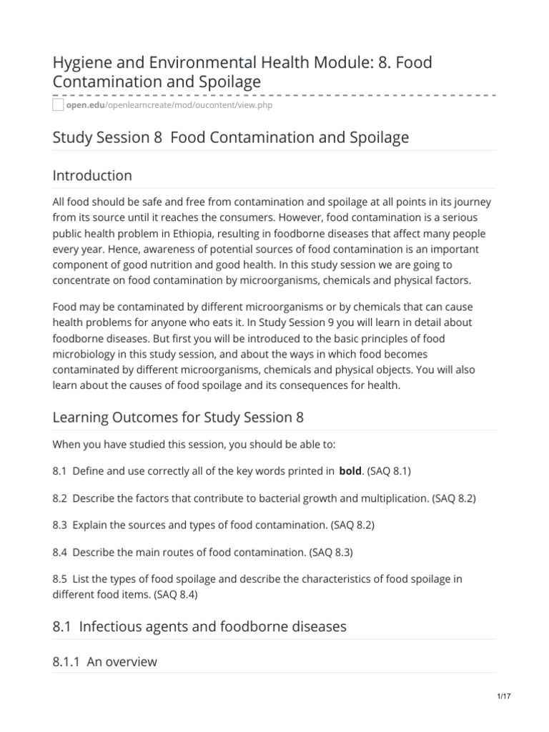 Home Science Note | PDF | Decomposition | Infection