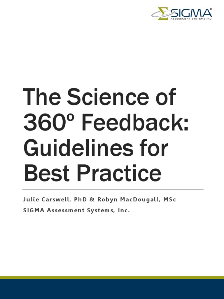 The Science of 360 Degree Feedback | PDF | Competence (Human Resources ...