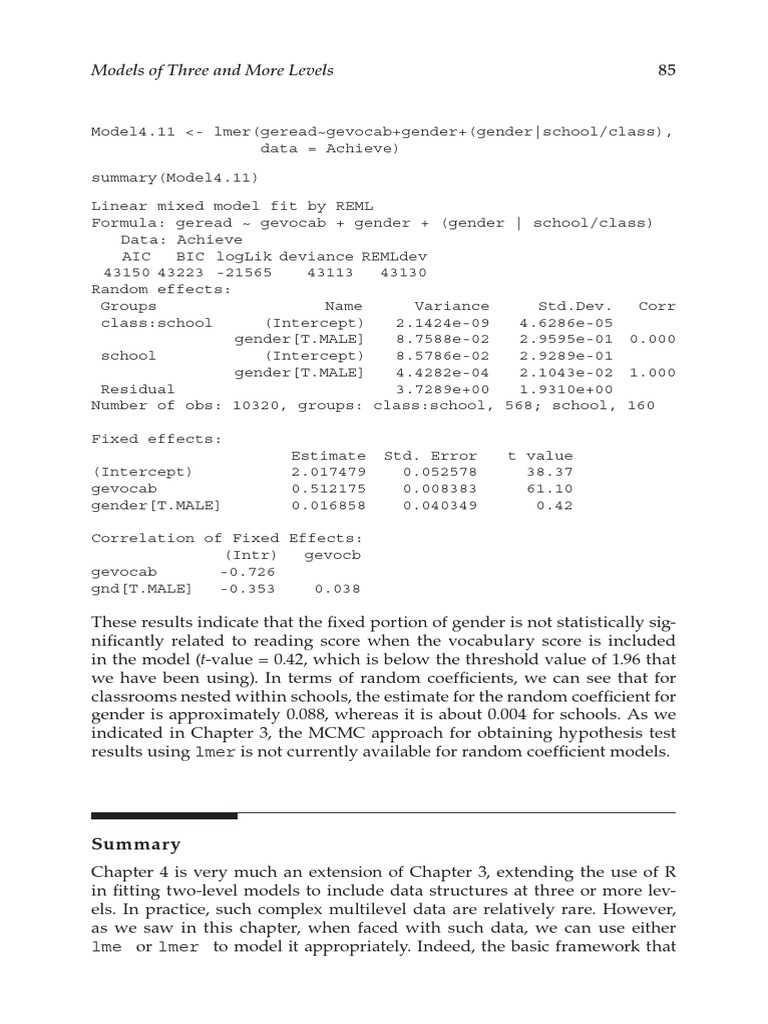 Am (101-120) Analisis Multinivel | PDF | Multilevel Model | Errors And Residuals