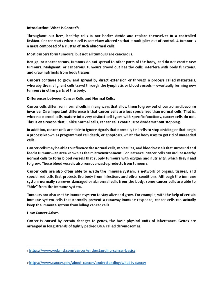 Types of Cancer | PDF | Epithelium | Cancer