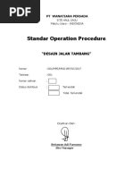 SOP-PRD-006 Pembuatan Jalur Angkut Tambang (Hauling Road) | PDF