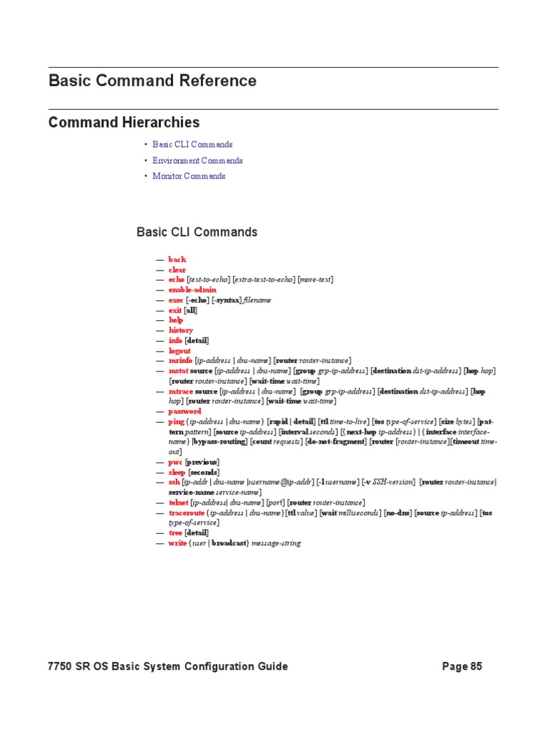 Root CLI Tree | PDF | Command Line Interface | Multiprotocol Label Switching
