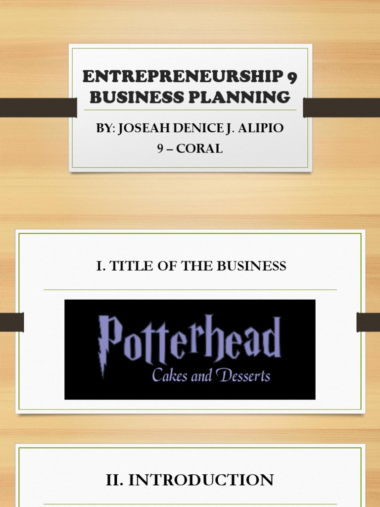 Business Plan Sample | PDF | Cakes | Business