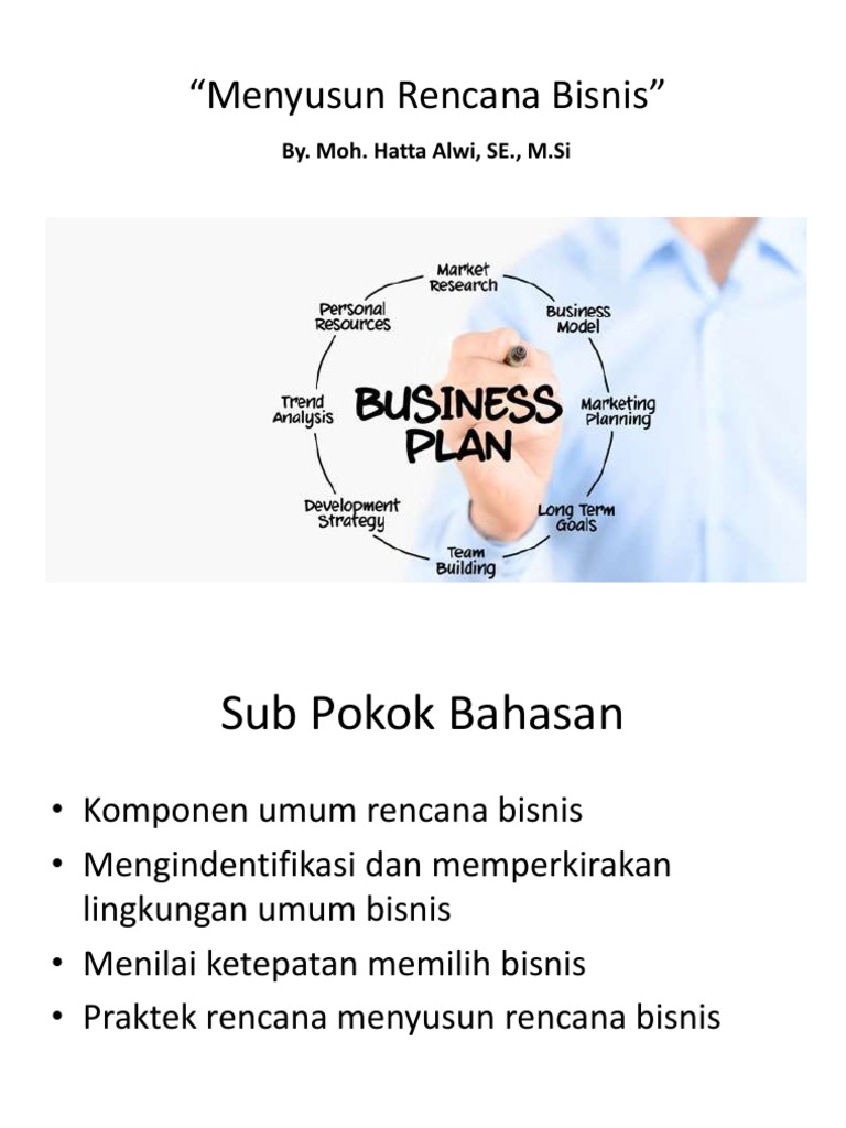 Menyusun Rencana Bisnis | PDF