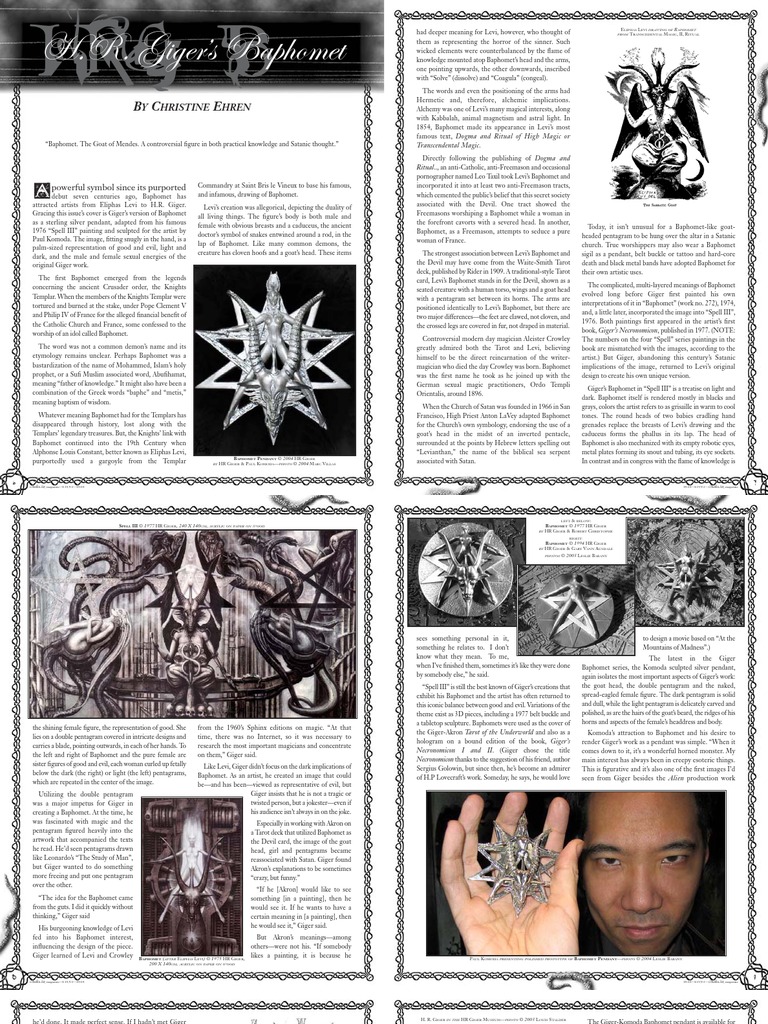 Giger Baphomet | PDF