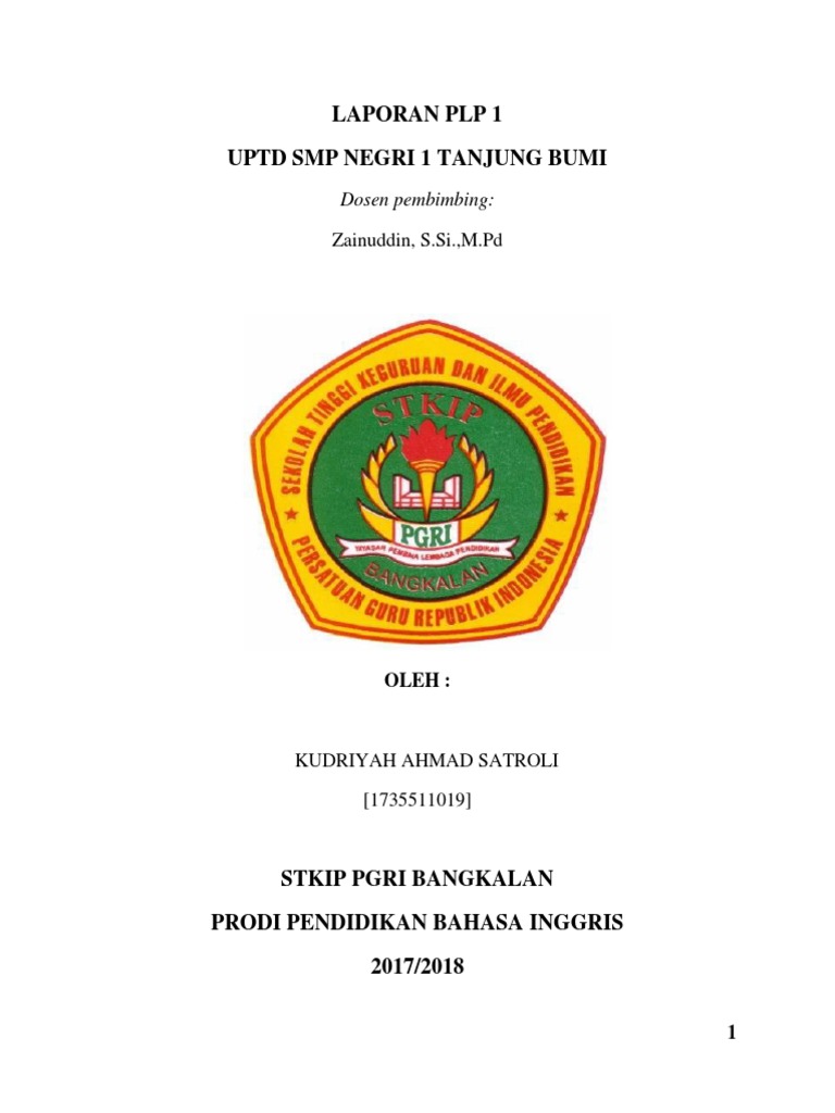 Laporan PLP 1 | PDF