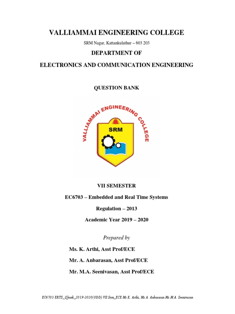 Embedded Real Time System | PDF | Arm Architecture | Central Processing Unit
