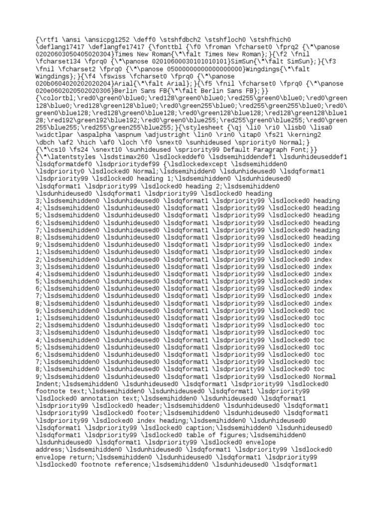 Document Formatting Guide | PDF | Html | Communication Design