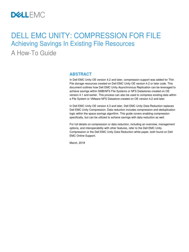 Compression For File | PDF | Replication (Computing) | File System