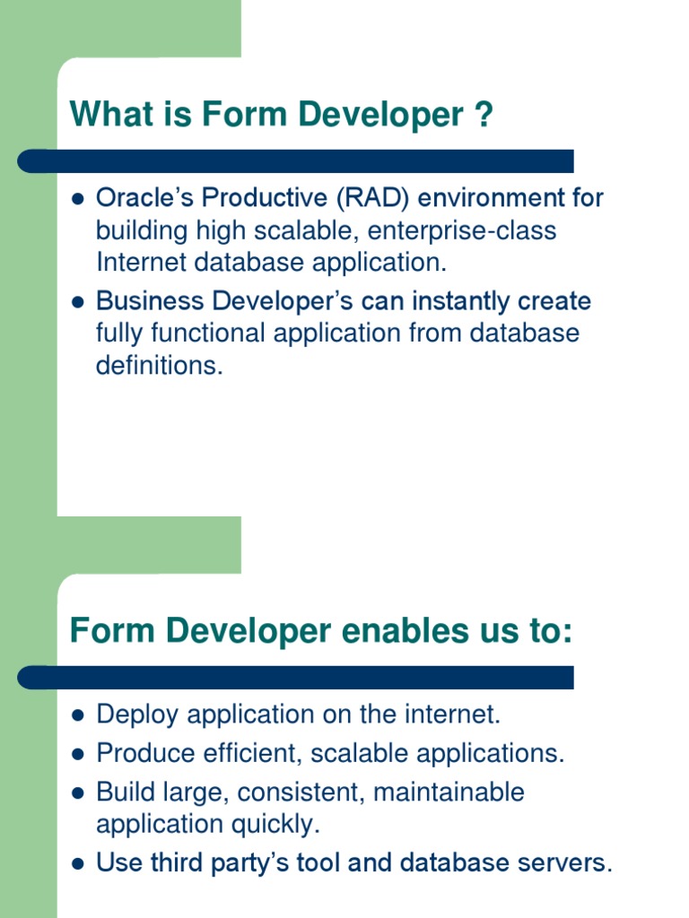 Oracle Form Builder | PDF | Pl/Sql | Oracle Database