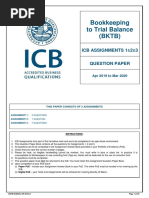 CPBK ICB Assignment 3 QP 2023.v2 | PDF | Business Economics | Accounting