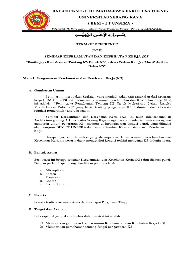 Tor Seminar K3 Pemateri | PDF