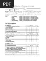 Body Shape Questionnaire | PDF