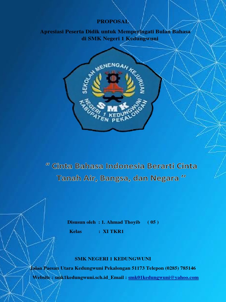 Cover Proposal PKK | PDF