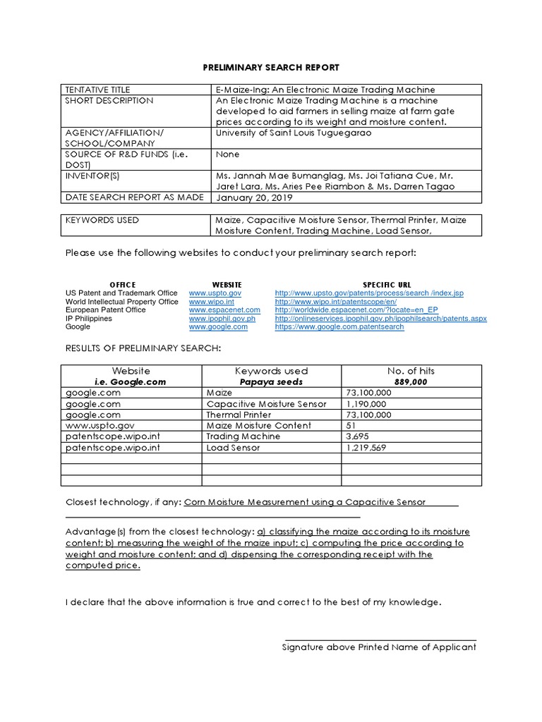 Preliminary Search on Maize Trading Machine | PDF | Search Engine ...