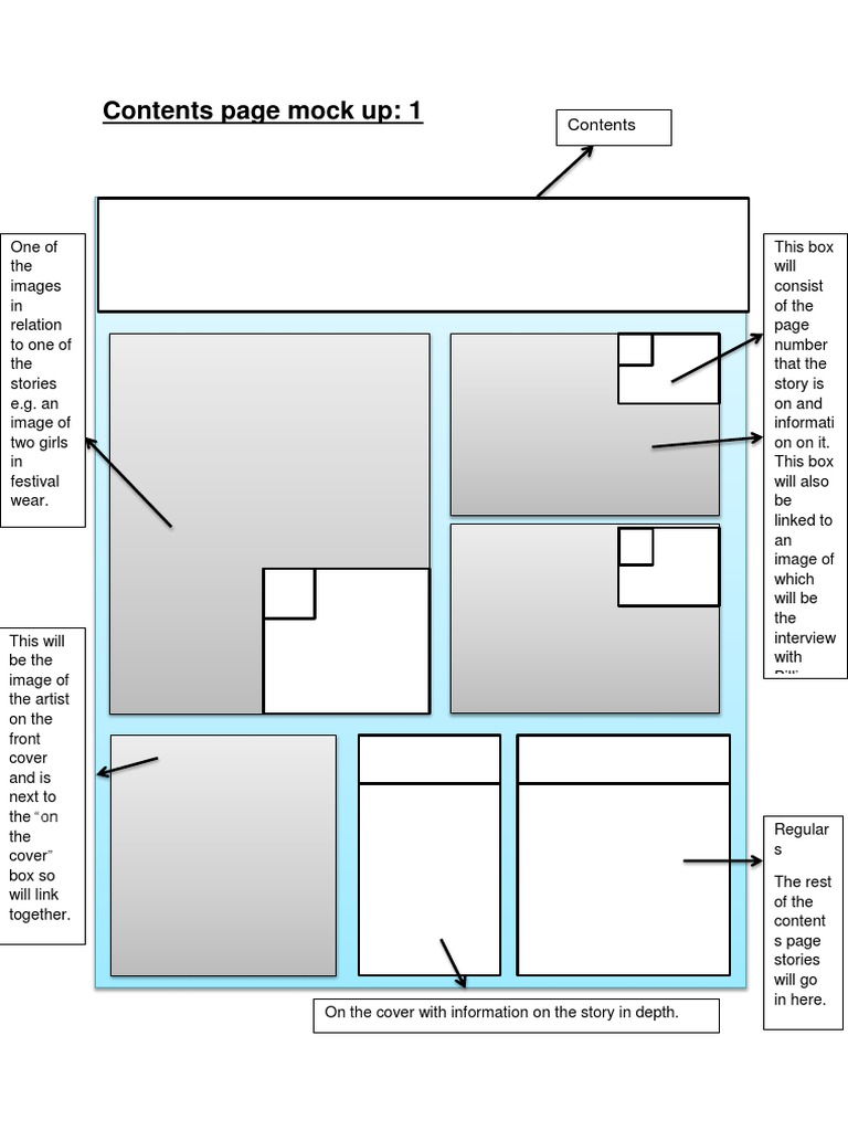 Contents Page Mock Up 1 | PDF | World Wide Web | Internet & Web