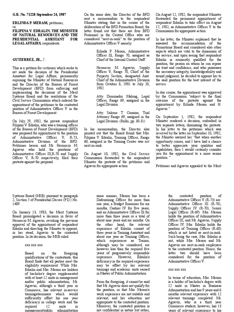 Meram Vs Edralin | Download Free PDF | Jurisdiction | Academic Degree