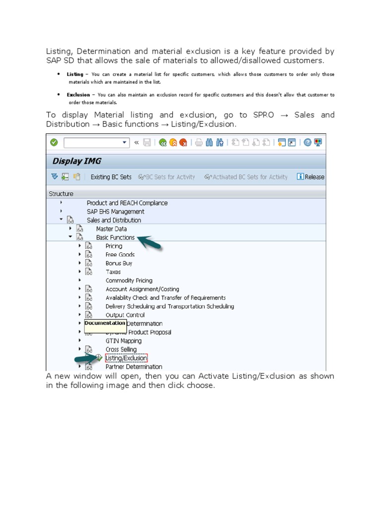 Material Listing Exclusion | PDF