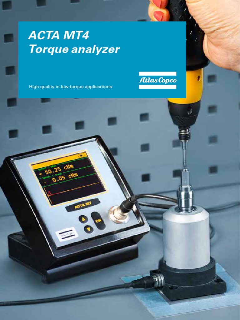 1924 01 ACTA MT4 Torque Analyzer Atlas Copco | PDF | Personal Computers ...
