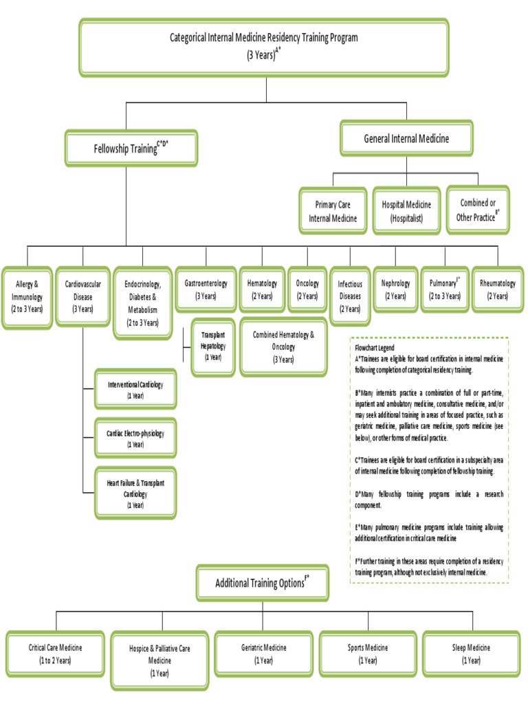 Im Residency Flowchart | PDF | Internal Medicine | Residency (Medicine)