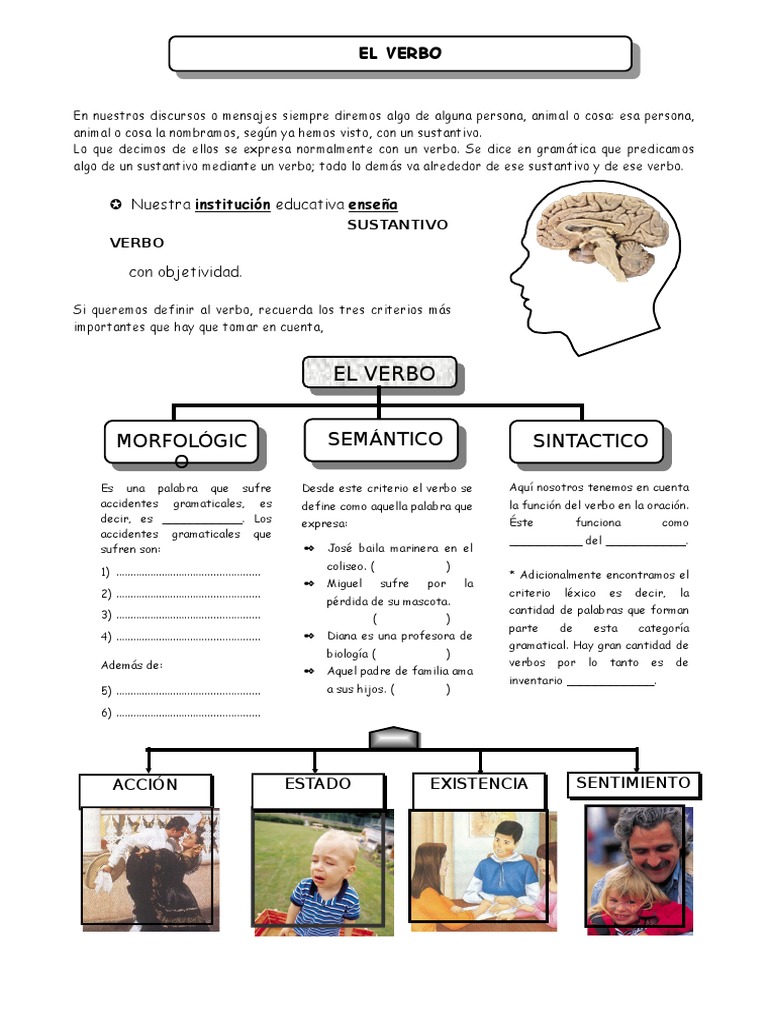 El Verbo | PDF | Verbo | Palabra