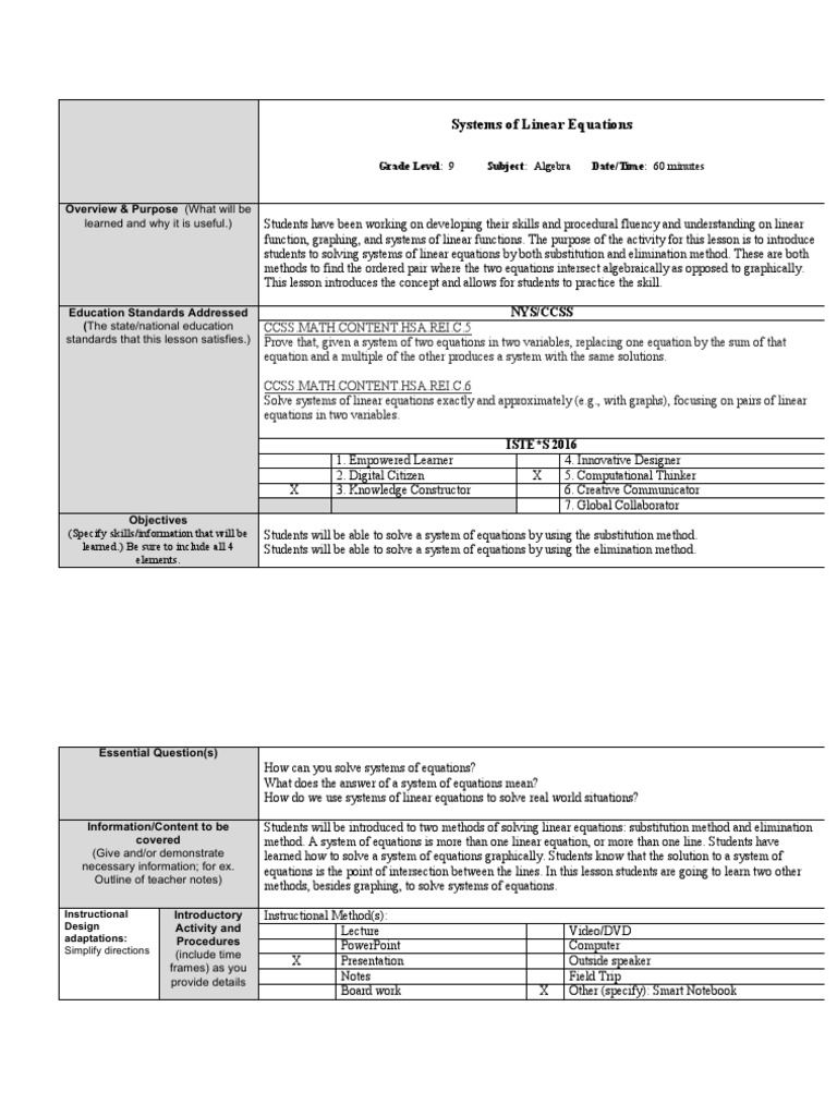 Smart Notebook Lesson | PDF | Equations | Lecture