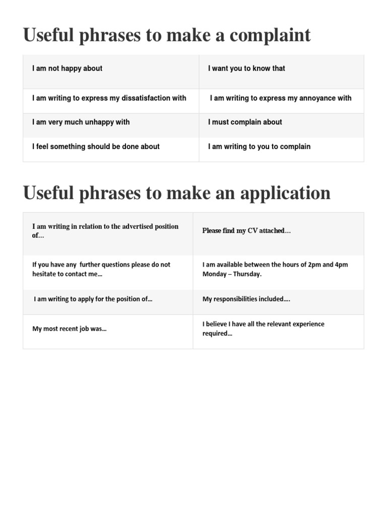 Useful Phrases Writing Task1 | PDF