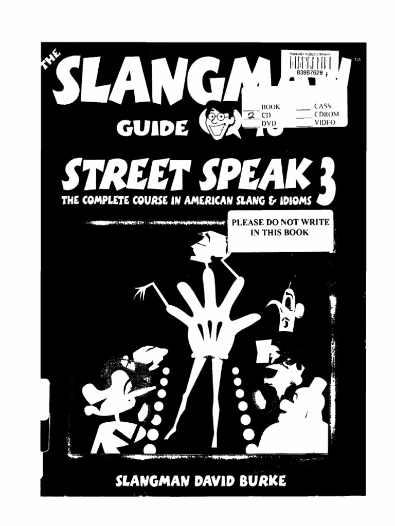 David Burke - The Slangman Guide To Street Speak 3 (Slangman Guide To ...