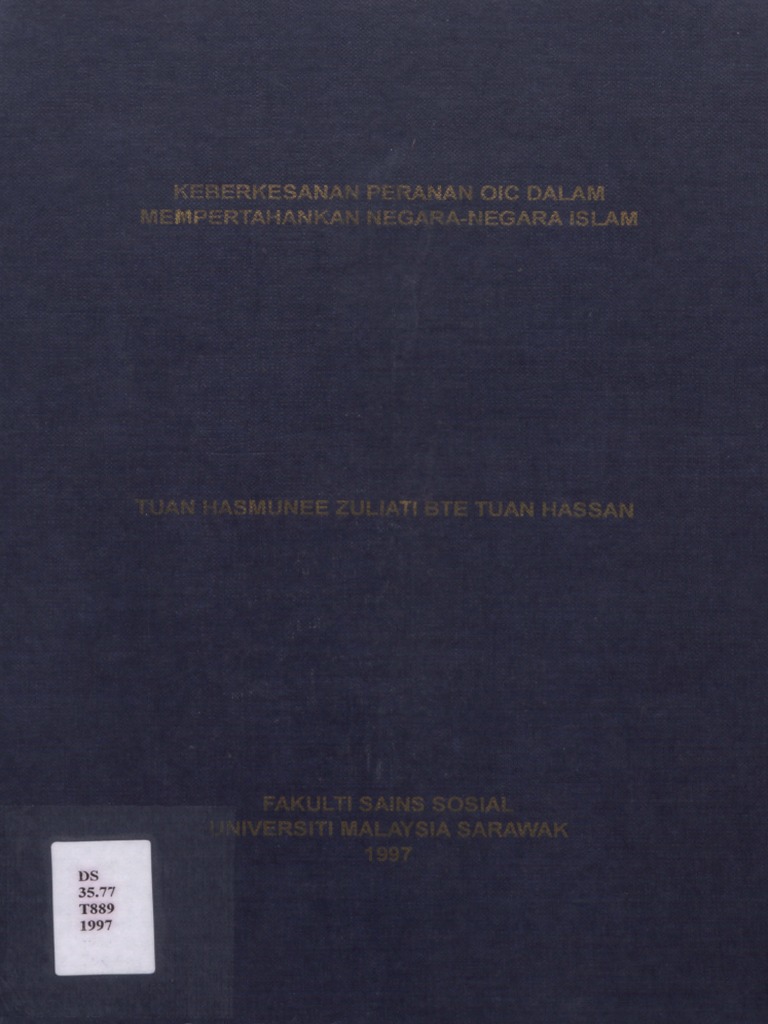 Keberkesanan Peranan OIC Dalam Mempertahankan Negara-Negara Islam (24 ...