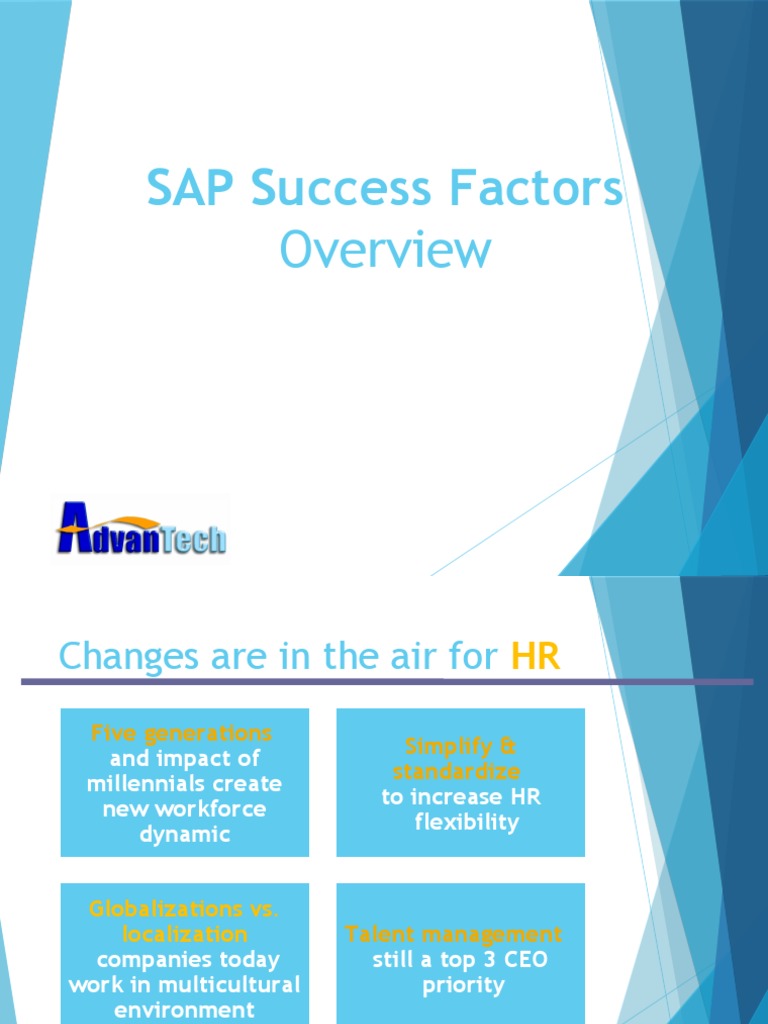 Navigating SuccessFactors: A Comprehensive Overview of Core HR, Talent ...