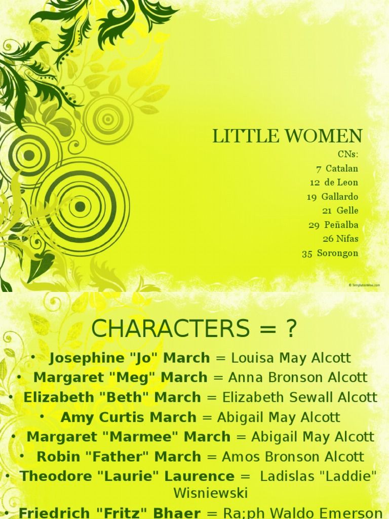 Little Women Character Analysis | PDF | History