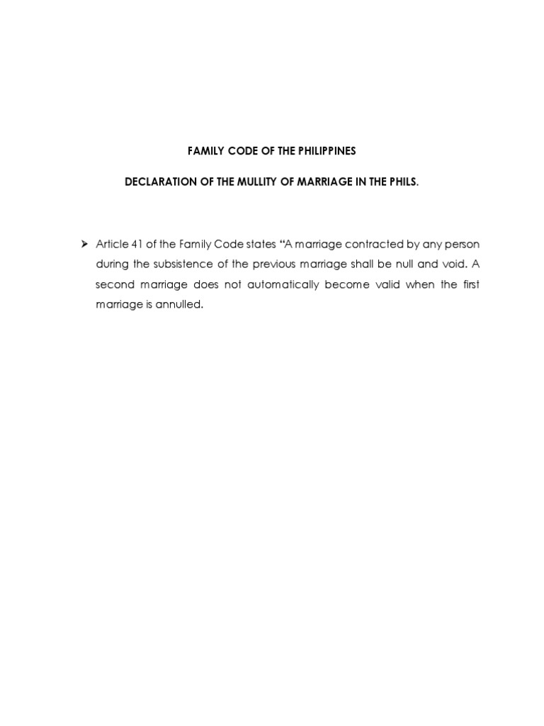 Family Code of The Philippines | PDF