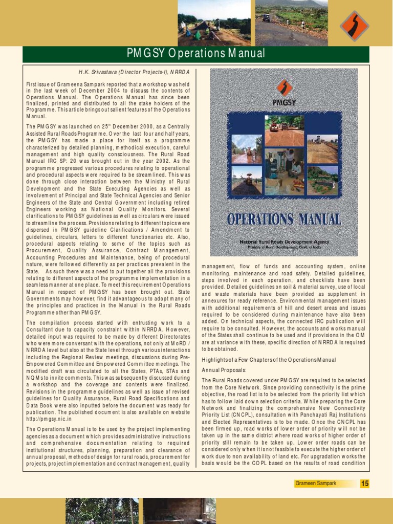 PMGSY Operations Manual: Stone Aggregates: Country's Precious Asset ...