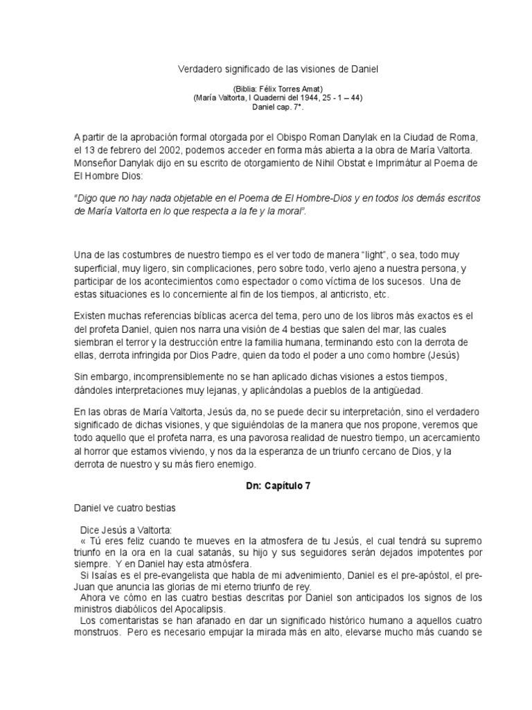 Significado de las visiones de Daniel | PDF | Homosexualidad | Homofobia