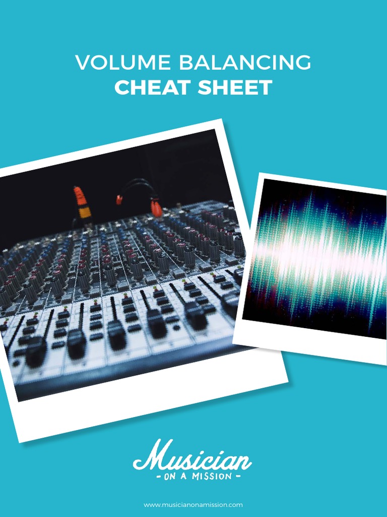 Volume Balancing Cheat Sheet | PDF | Equalization (Audio) | Occam's Razor
