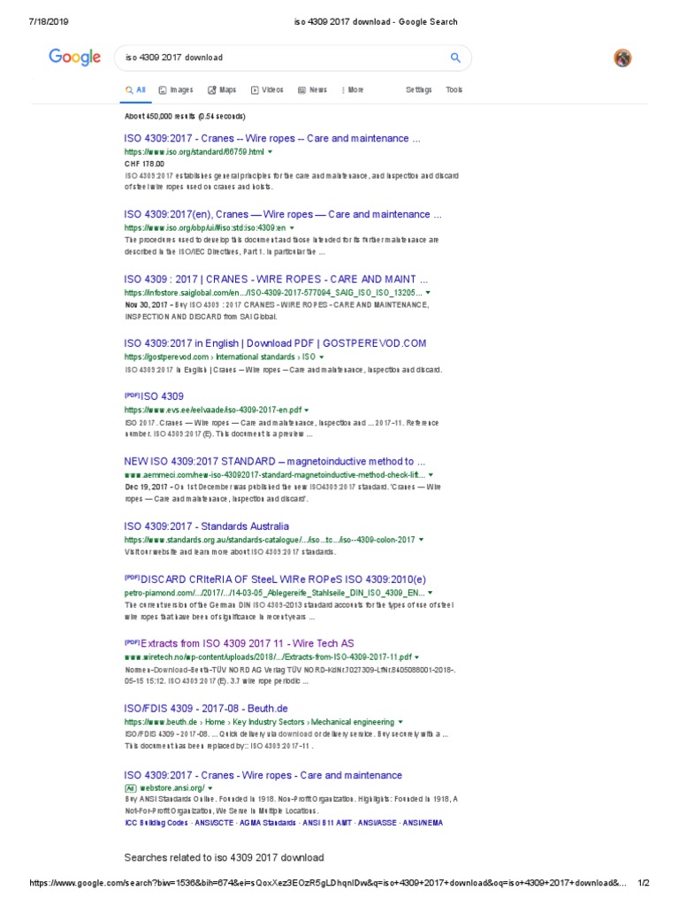 Iso 4309 2017 Download | PDF | International Organization For ...