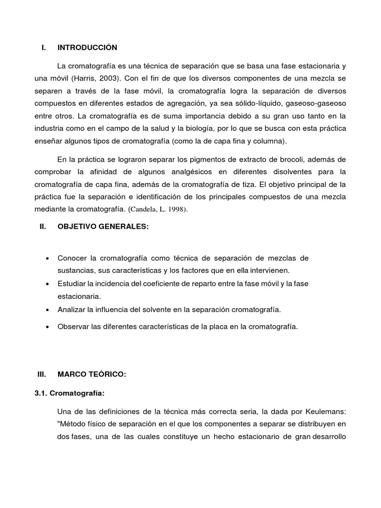 Cromatografia | PDF | Cromatografía | Cromatografía de gases