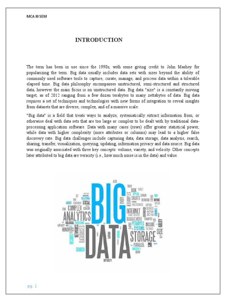 John Mashey Capture Curate: Mca Iii Sem | PDF | Big Data | Analytics