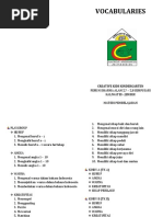 Vocabulary List For Grade 5 | PDF