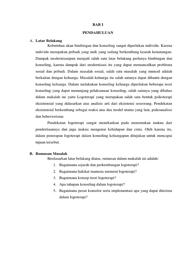 Logoterapi | PDF
