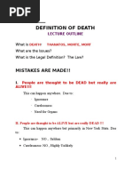 Types of Mortis and Death Determination | PDF | Death | Brainstem