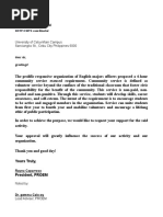 Request Letter Solicitation TGP Tgs 1 | PDF