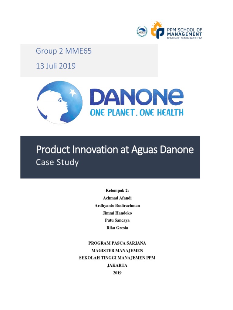 Aguas Danone - Grup 2 MME65 | PDF